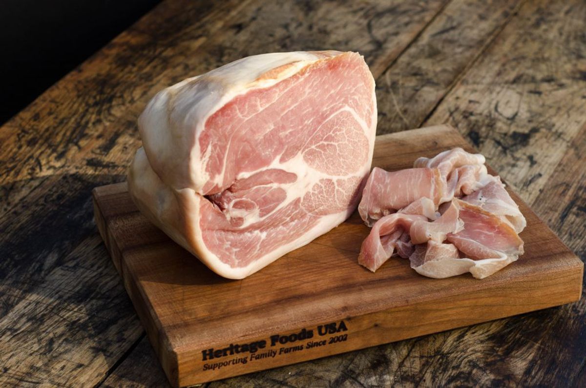 Fatted Calf's Fresh Heritage Pork Ham - 7x7 Bay Area