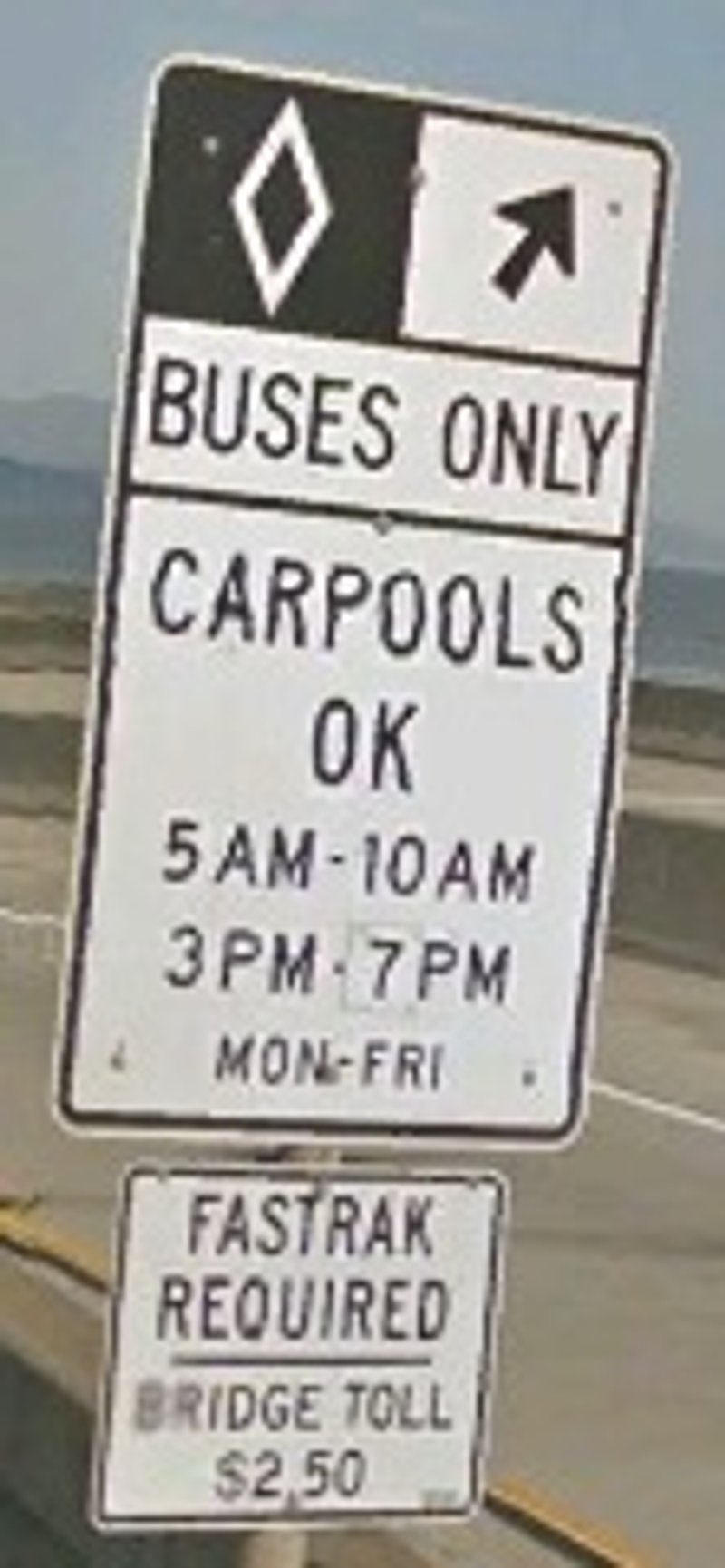 Carpool Lane Sign