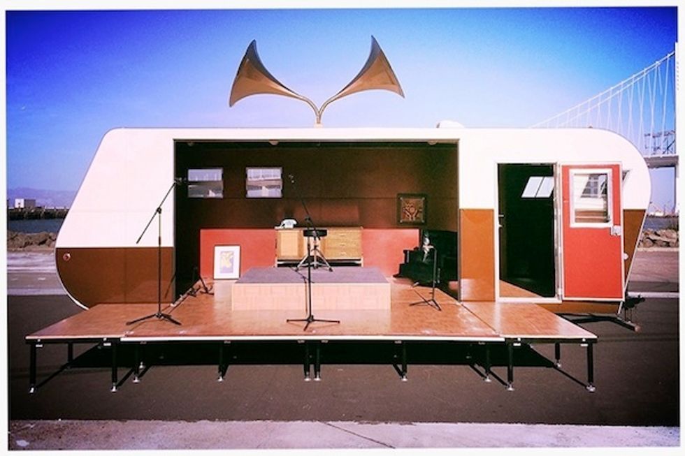 BandWagon Transforms Retro Trailer Into Mobile Music Venue - 7x7 Bay Area
